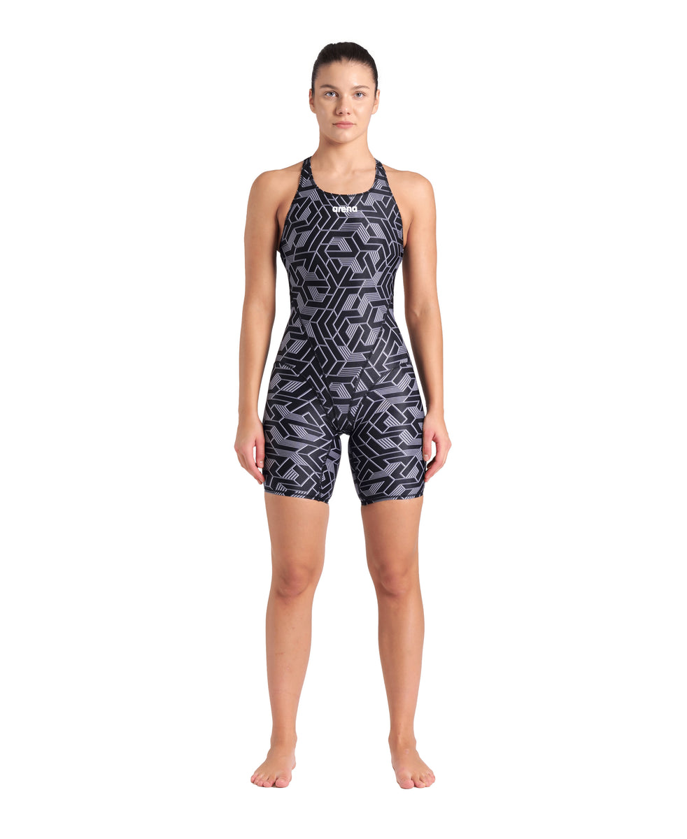 Arena Damen Sport Badeanzug Full Body Printed black-multi – STEIN ...