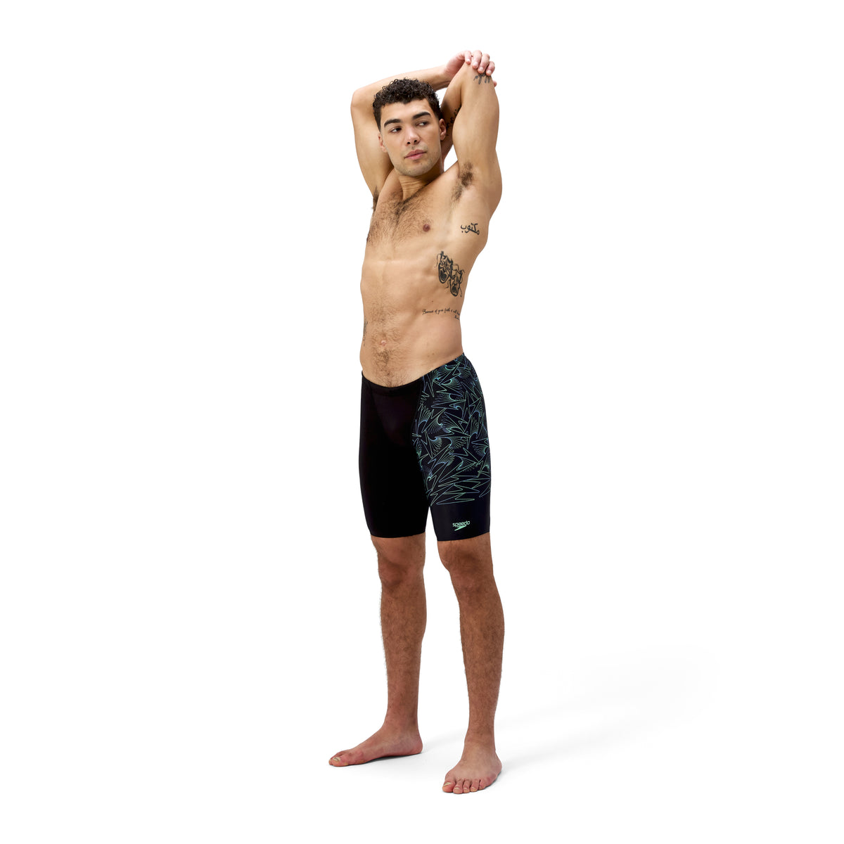 Speedo Herren Hyperboom V-Cut Jammer Black-Alfalfa Green – STEIN ...